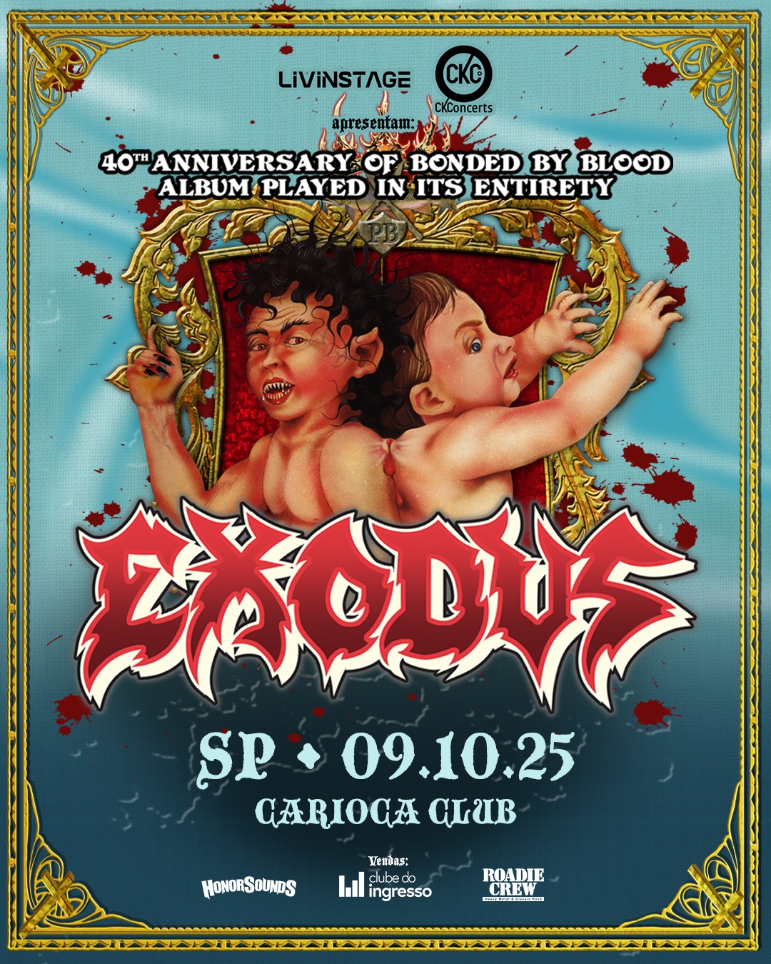 Exodus anuncia show que celebra 40 anos do clássico álbum "Bonded by ...